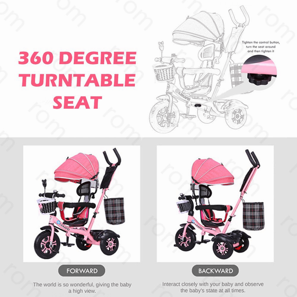 【Free Shipping】Bike for Kids Baby Bike Rotating Seat with Seat Belt ...