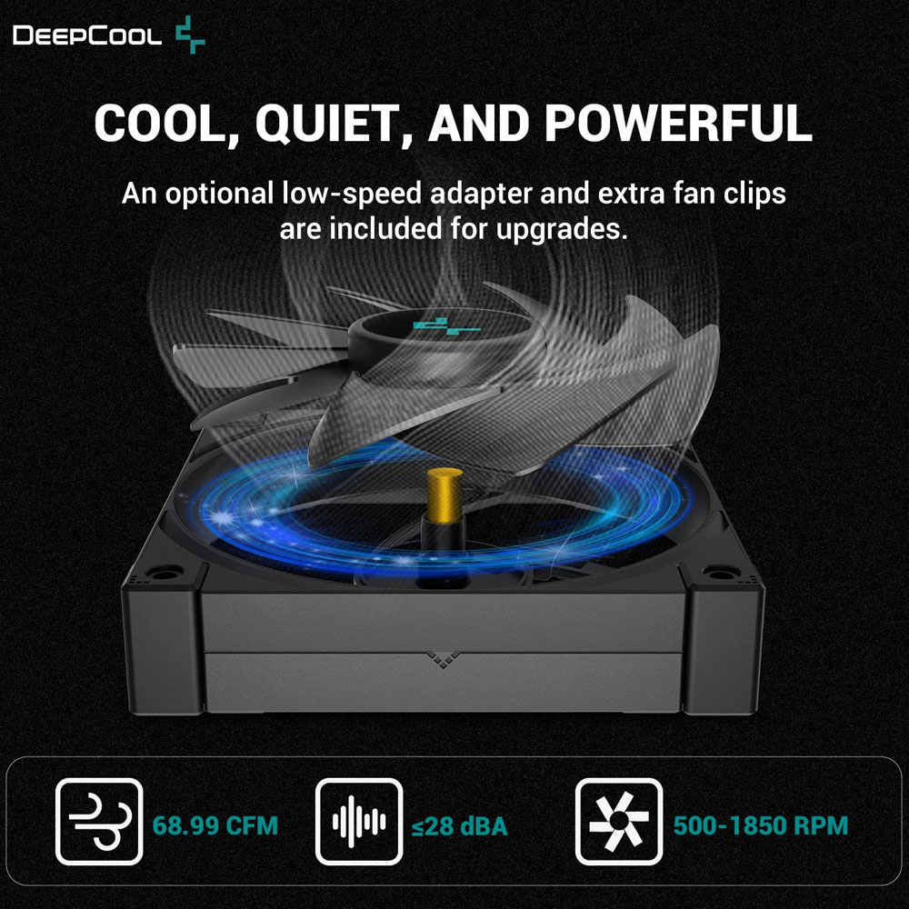 EasyPC | Deepcool AK500 Zero Dark cpu air cooler| Single Tower| Black ...