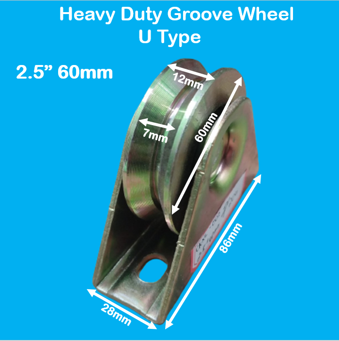 Toyu Heavy Duty Groove Wheel U Type | Shopee Philippines