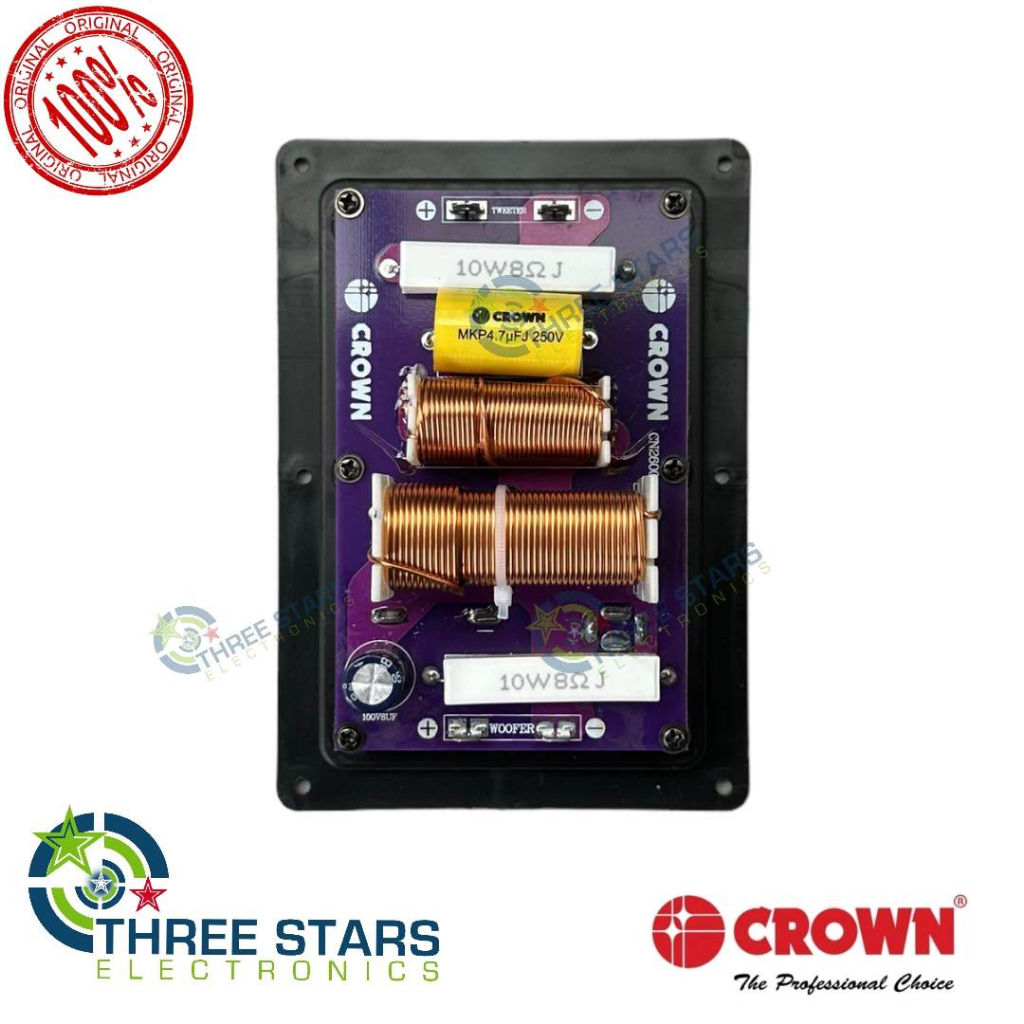 Original 1pc. Crown CN-2600 300W to 600W 2 Way 8 Ohms Crossover ...