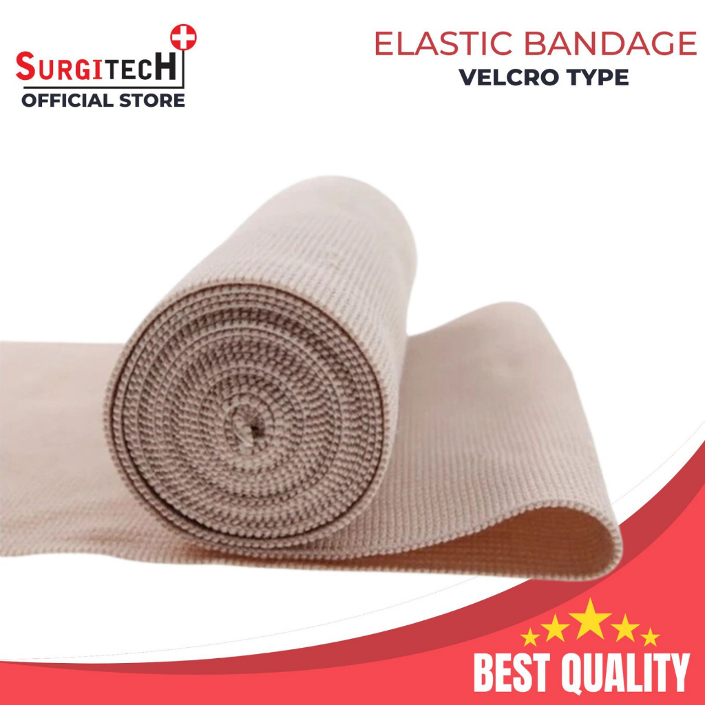 SURGITECH Elastic Bandage Velcro Type | Shopee Philippines
