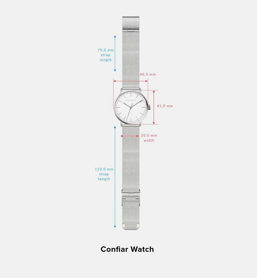 Straightforward Confiar Watch | Shopee Philippines