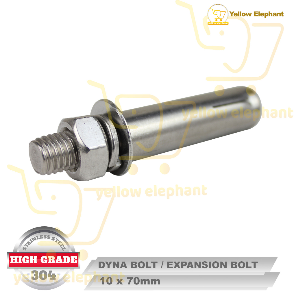 Dyna Bolt / Expansion Bolt 10 x 70mm | Shopee Philippines