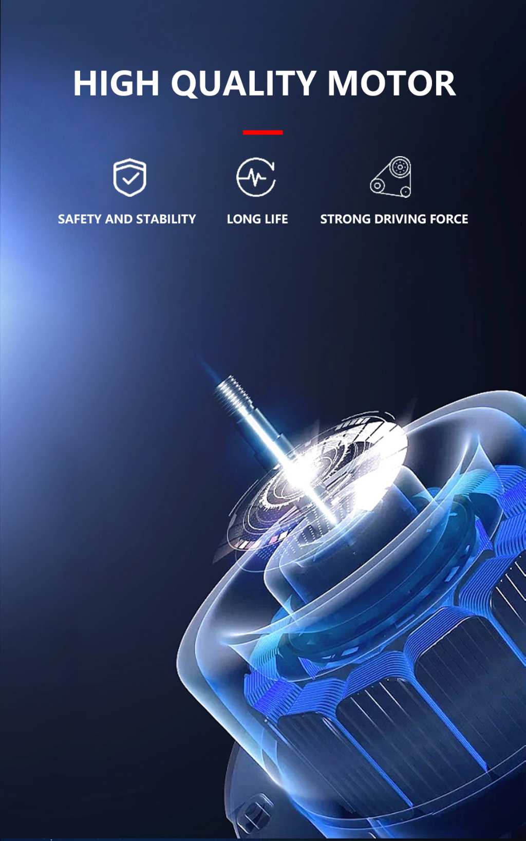 NSS 5 Blades Stand Fan Electric Home Floor Fan Cooling Strong Wind ...