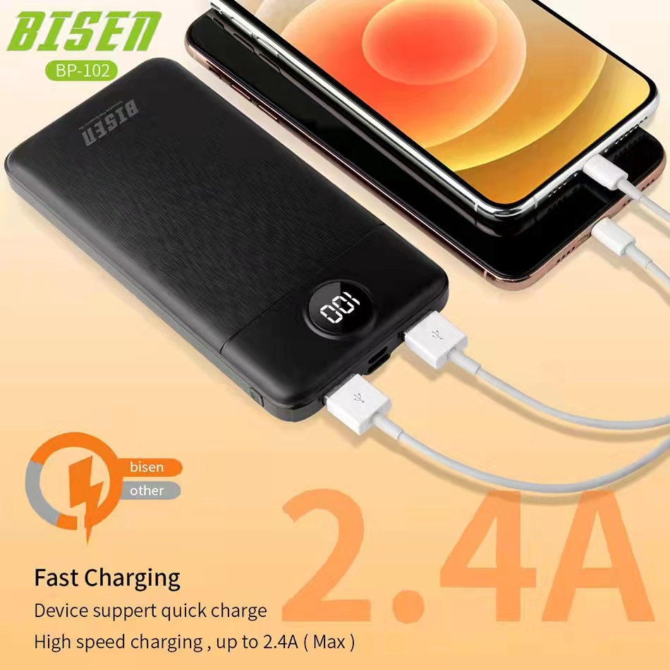 BISEN 10000Mah Powerbank 20000Mah Power Bank display power original ...