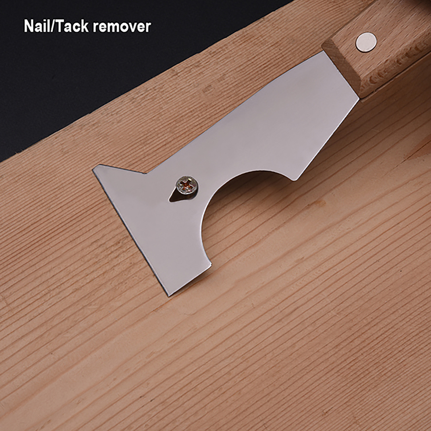 Harden 620212 6 In 1 Putty Scraper with Wood Handle Carbon Steel Putty ...