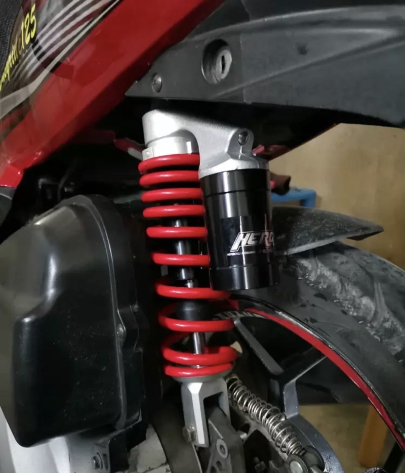 Motorcycle Rear Shock With Cap 300mm mio sporty.honda beat.mio fino.mio i 125 | Shopee Philippines