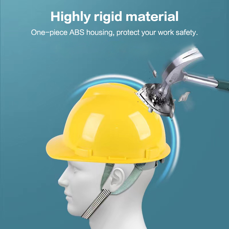 Heavy Duty Safety Construction Helmet Hard Hat Emergency Hardhat Head ...