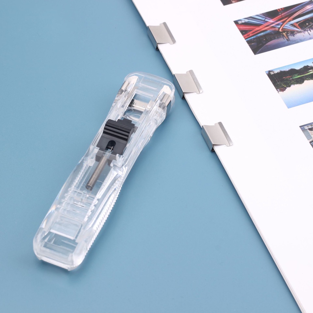 Seamless Staplers Push Clip Stapler Remover Binder Push Clamp File ...