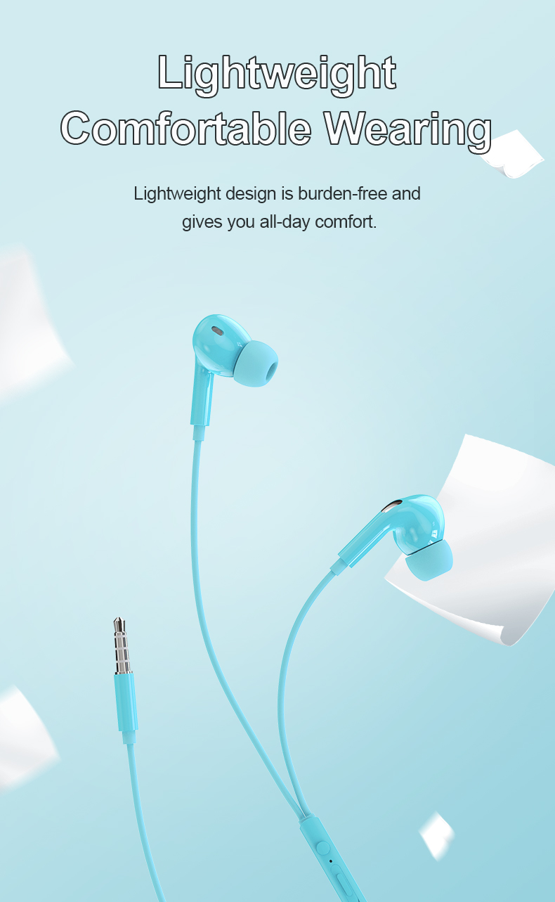 Rock Space Original ES07 Stereo Earphone In-Ear 3.5mm Audio Jack Wired ...