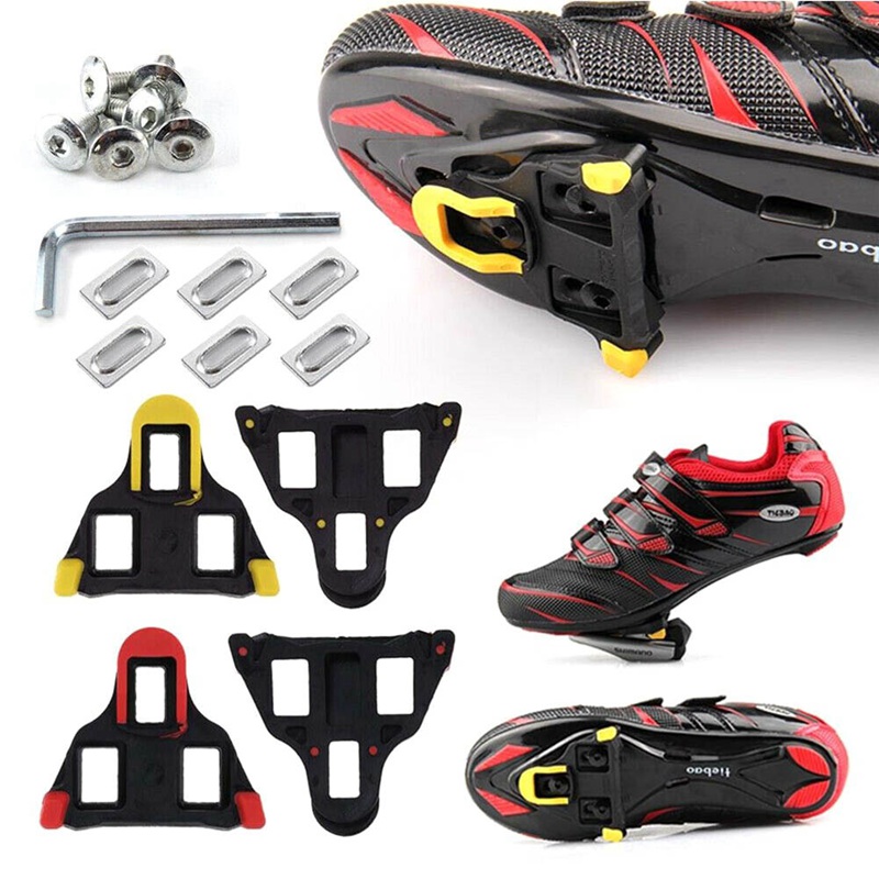 #c2shoppe# Cycling Cleats SPD-SL Cleats Set Road Bike Pedal Cleats Dura ...