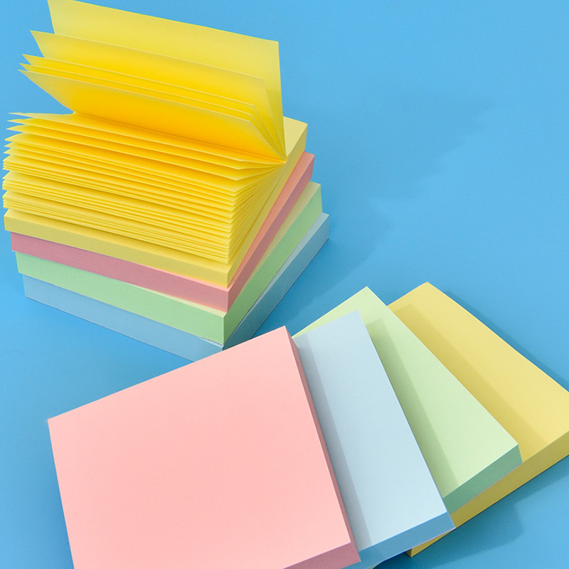 Deli 100Sheets Sticker Notes Notepads Memo Pad School Office Supplies ...