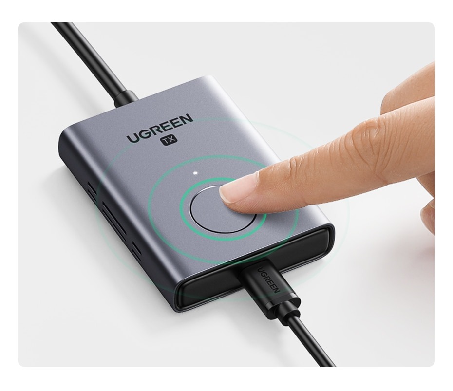 UGREEN 1080p Wireless TX / RX Hub Extender w/ Mini HDMI to Mini HDMI ...