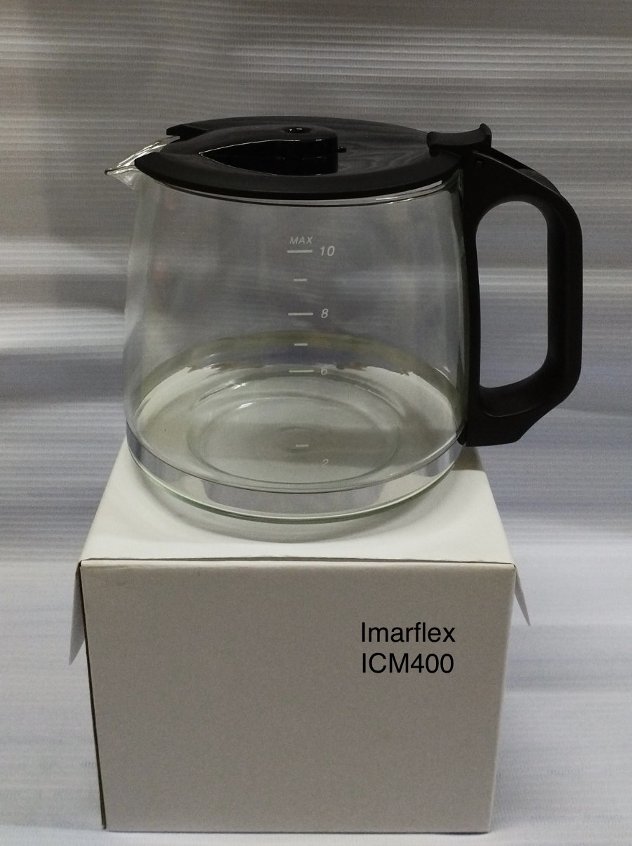 Replacement Glass Carafe ONLY for Imarflex ICM-400 Coffee Maker ...