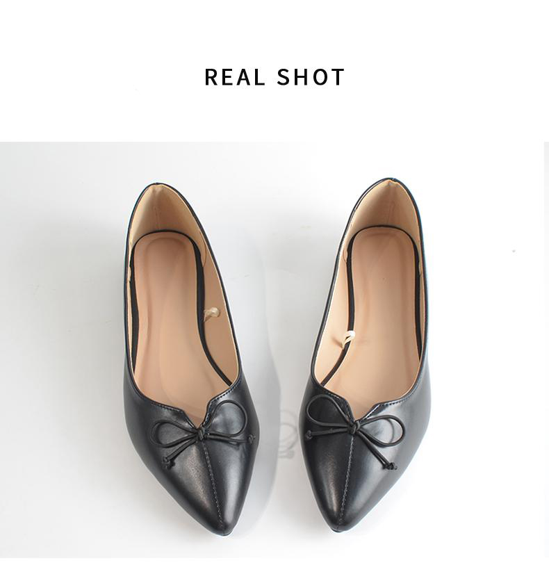 Baellerry Pointed Toe Office And School Shoes Soft Comfortable Flat ...