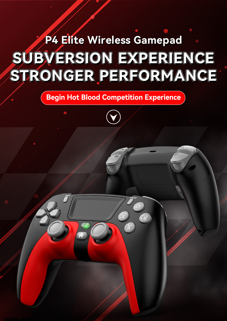Ovleng P08 Wireless Gamepad Gaming Controller Compatible With P.4, P.3 ...