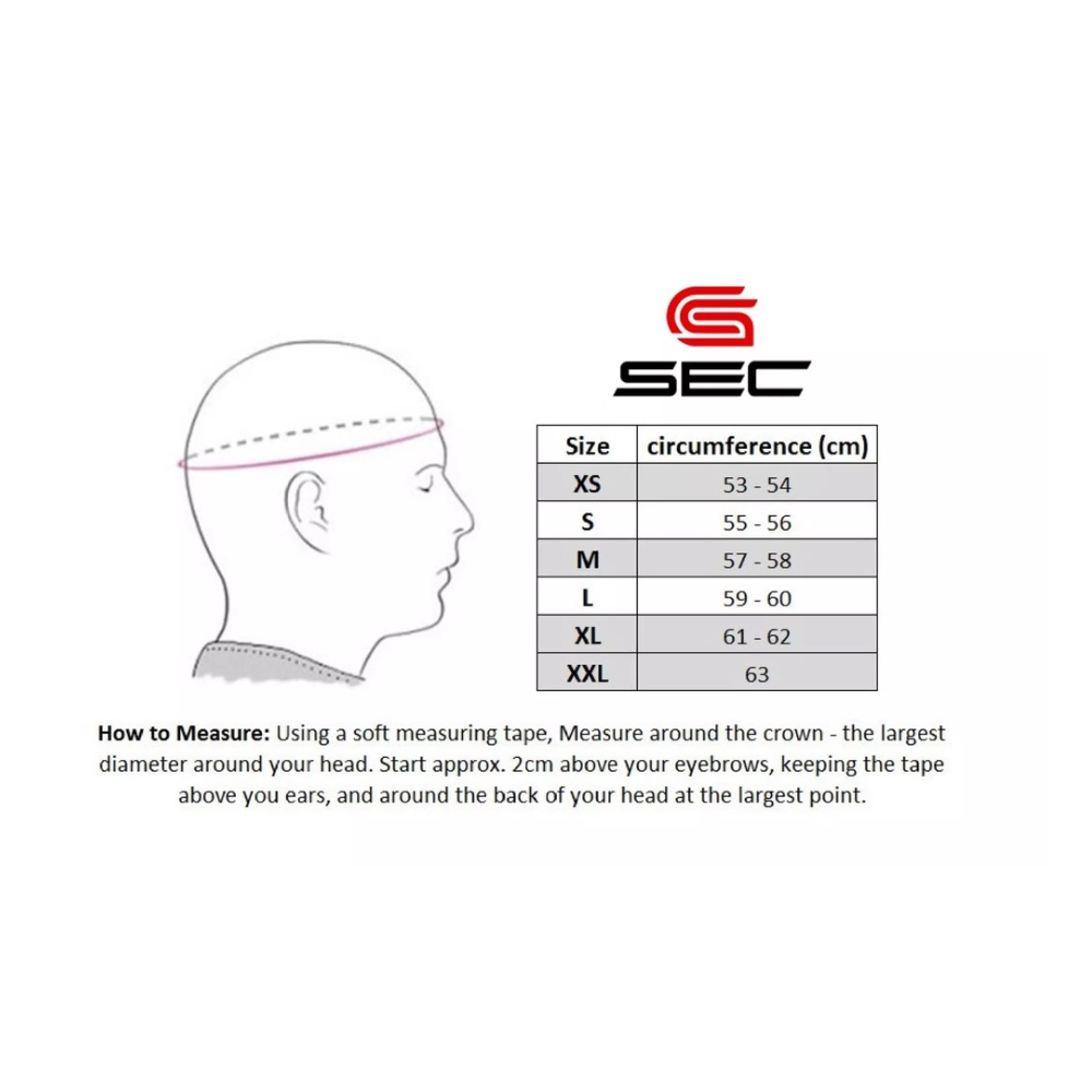SEC CHRONOS I RaceSpec Matte/Gloss Fullface Helmet (S-XL) | Shopee ...
