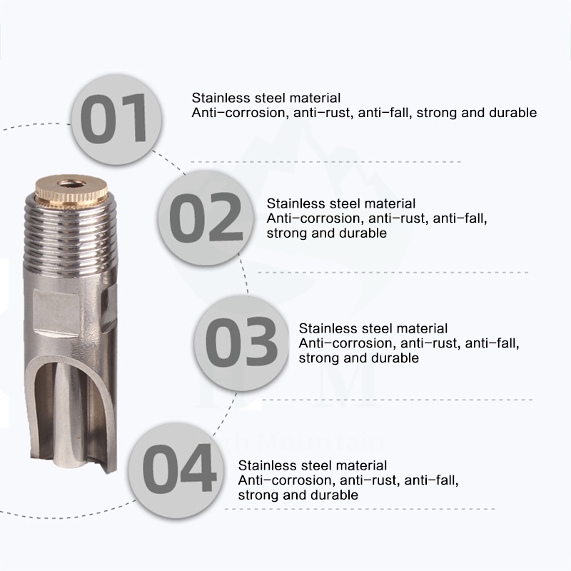 Stainless Steel Pig Nipple Water Drinker Automatic Pig Drinker Waterer ...