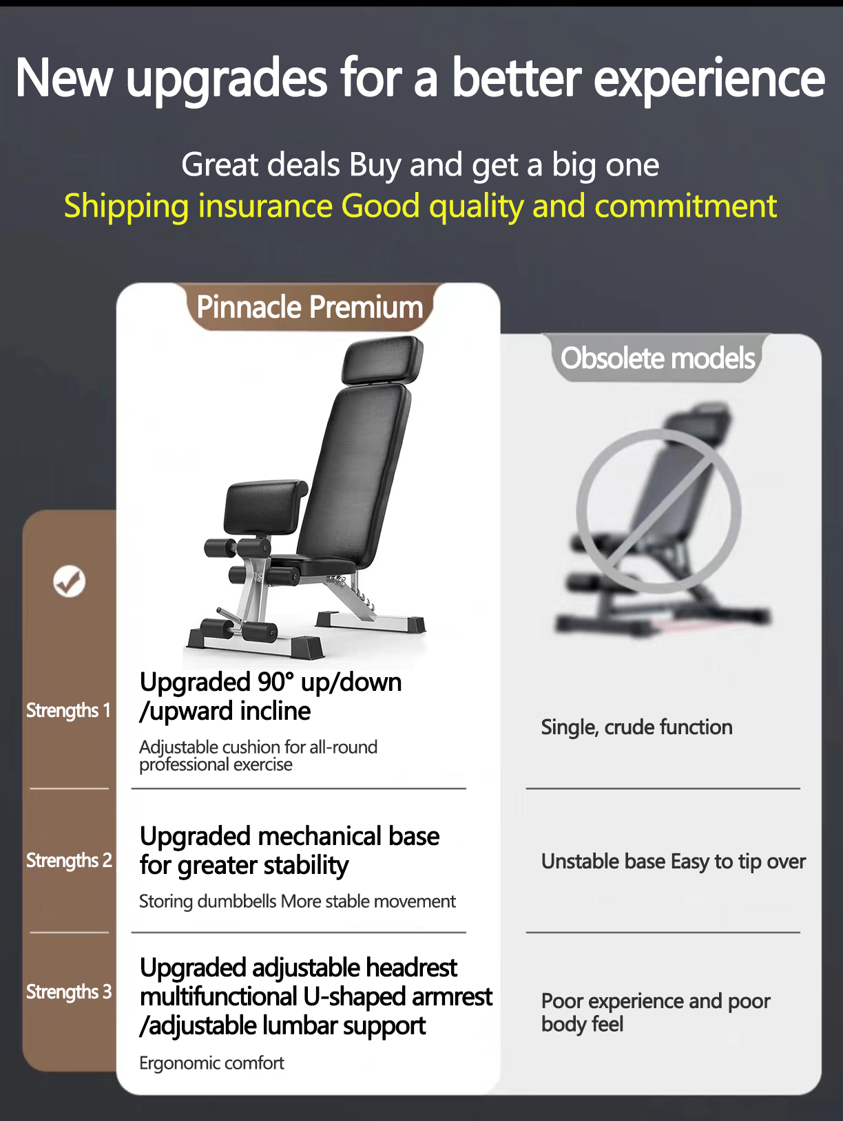 Foldable Multifunctional Abdominal muscle board fitness chair bench ...