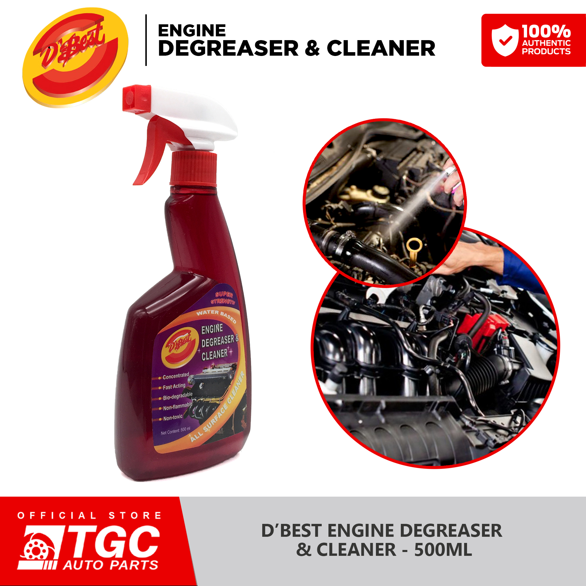 D'best Engine Degreaser and Cleaner All Surface Cleaner Water Base EDC ...