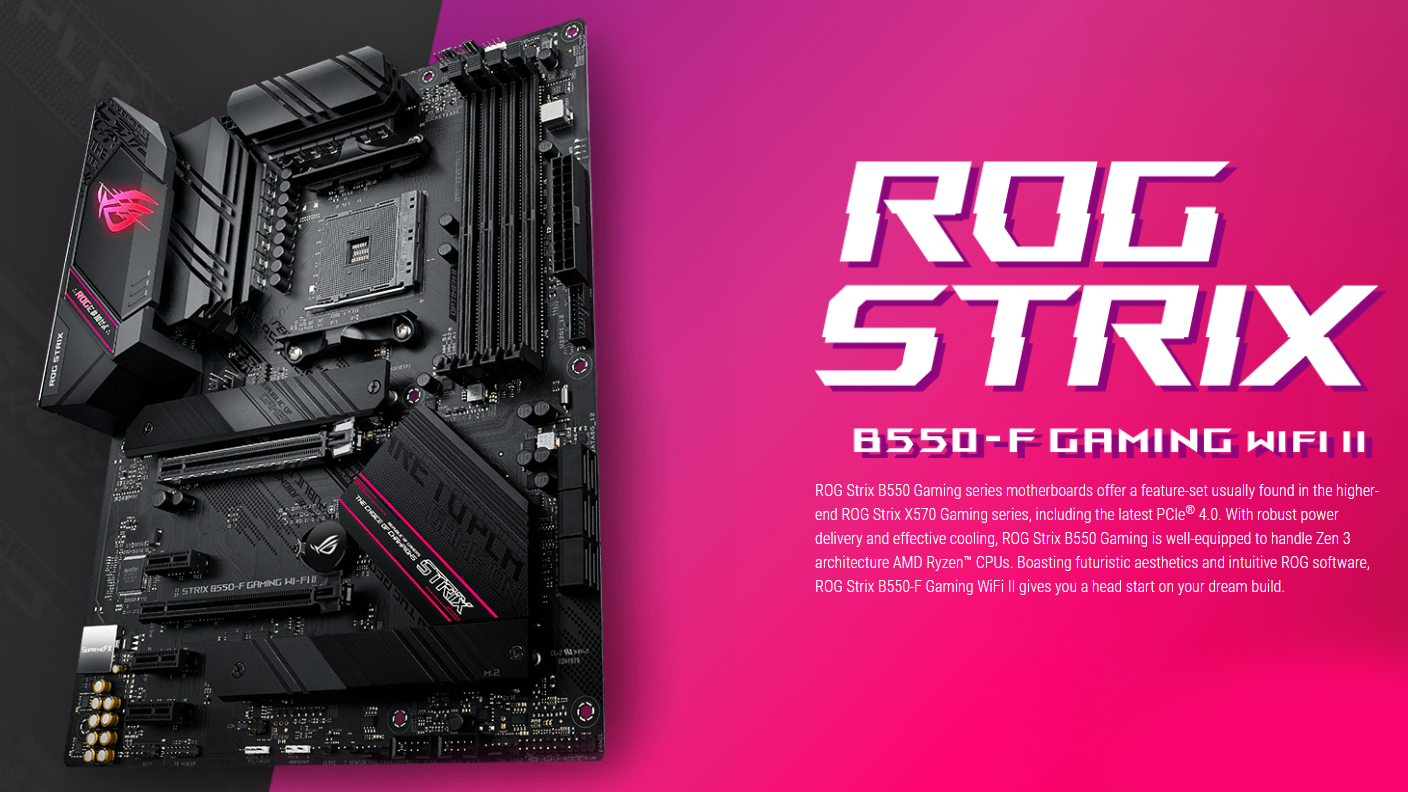 Asus Rog Strix B550-F Gaming Wifi II ATX AM4 DDR4 Motherboard | itw ...