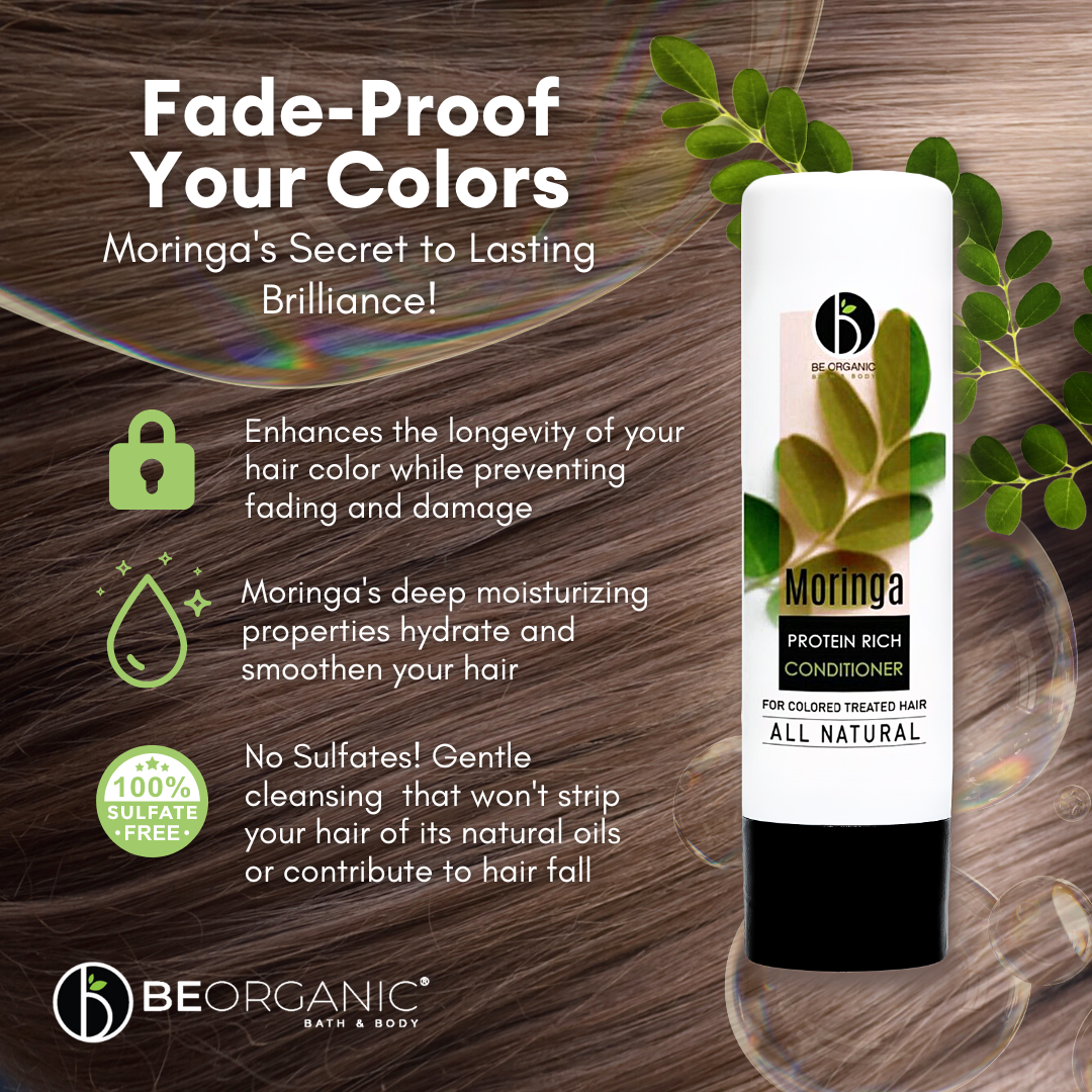 Be Organic All Natural Moringa Conditioner 250ml (For Colored & Curly ...