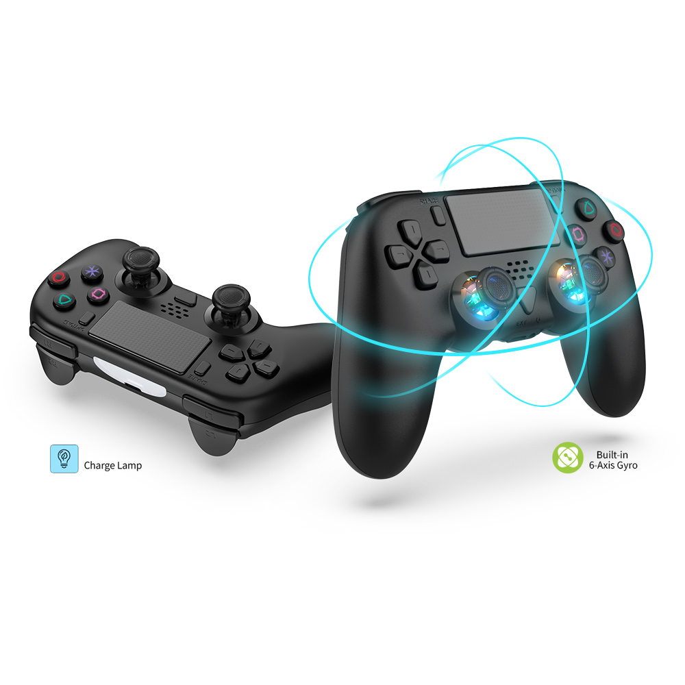 Dobe PlayStation PS4 & Smartphone Bluetooth Gamepad Controller w/ Turbo ...