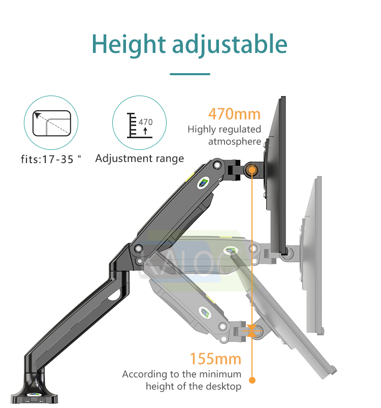KOORUI X KLC DS110 Monitor Arm Mount Stand for 17 inch to 35 inch ...