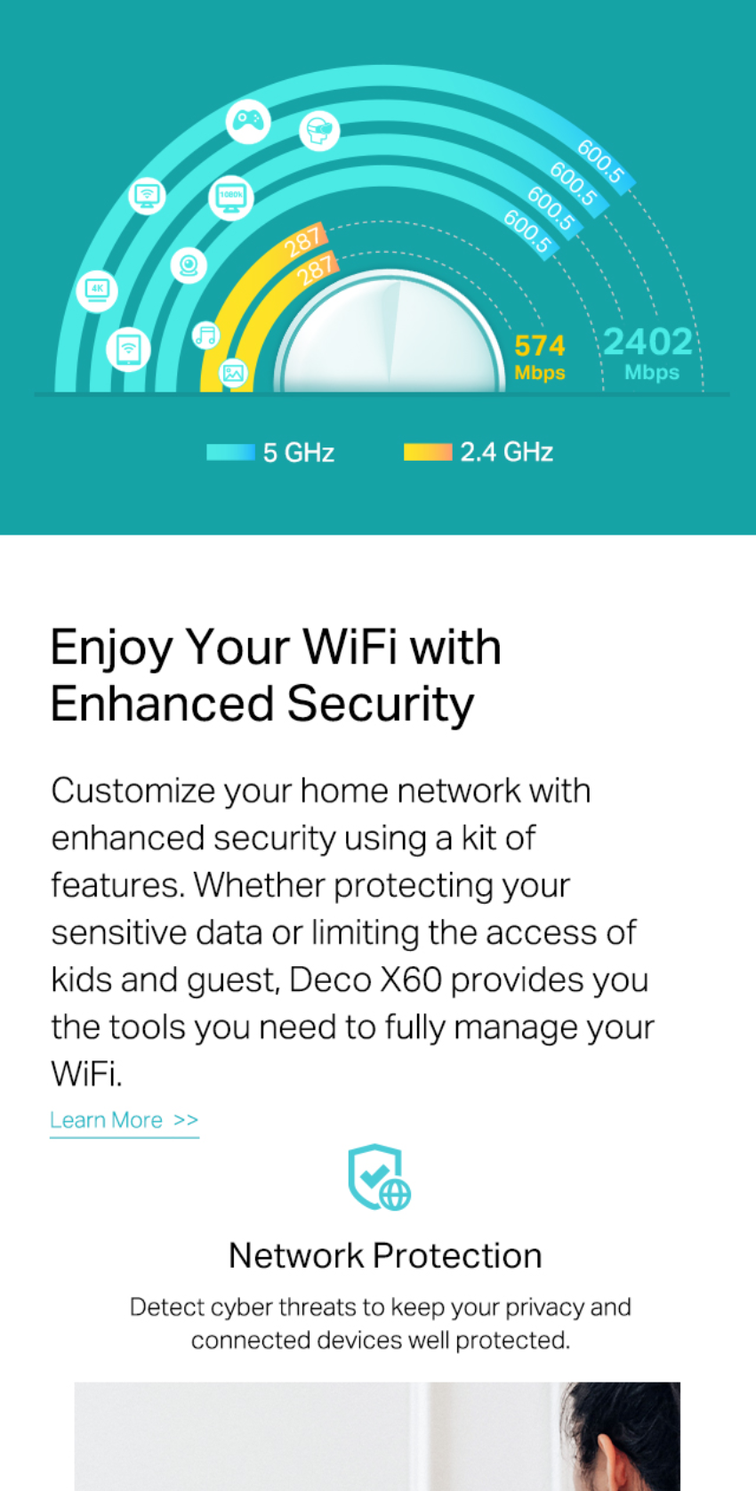 TP-Link | Deco X60 | AX5400 | MU-MIMO | Whole | Home | AI-Driven | Mesh ...