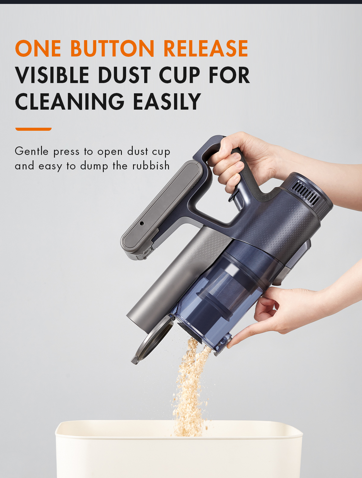 Gaabor Vacuum Cleaner 3-In-1 Multi-Use Strong Suction Lightweight Cordless 20000Pa With 8 ...