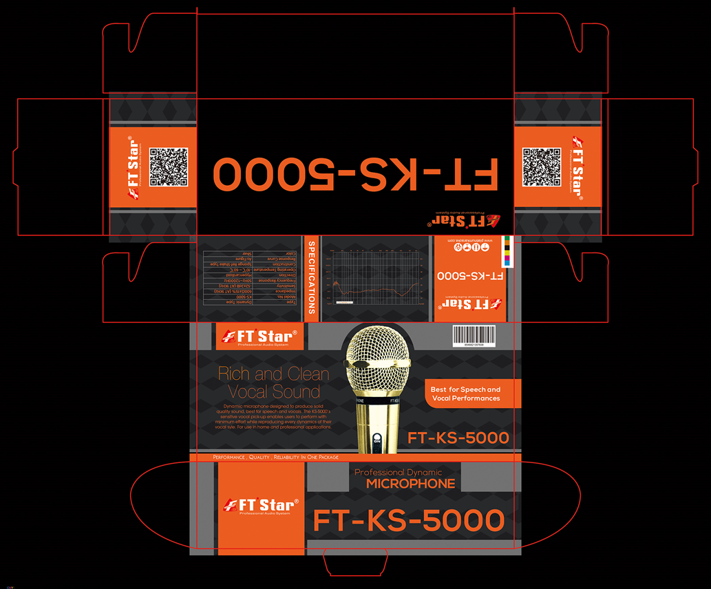 NEW FT STAR FT-KS-5000 HEAVY DUTY QUALITY WIRED MICROPHONE | Shopee ...