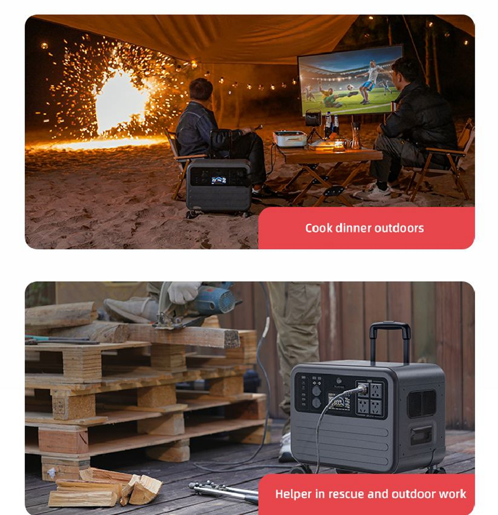 Yoobao En2200q 720000mAh Pd100w Ac2200w High Power Pure Sine Wave Power ...