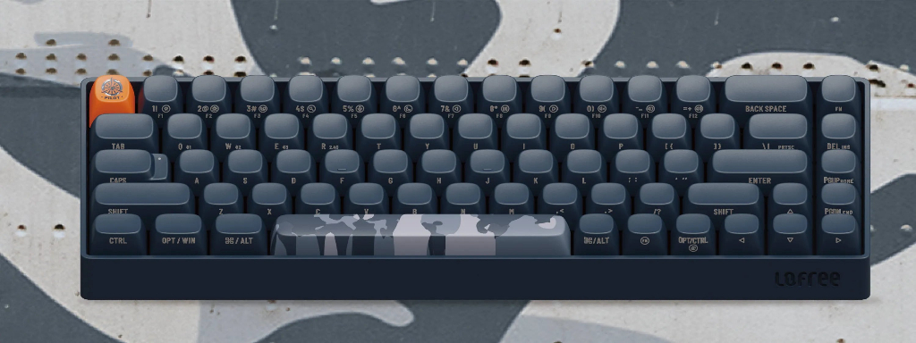 Lofree Touch 68 Keys Triple Mode Wireless Mechanical Keyboard (Pilot ...