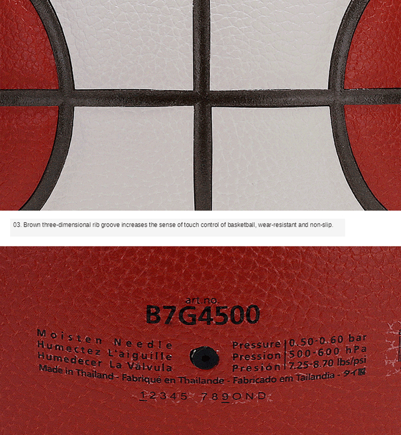 𝐎𝐫𝐢𝐠𝐢𝐧𝐚𝐥 Molten Basketball FIBA GG7X BG4500 BG5000 Size 7 Indoor ...