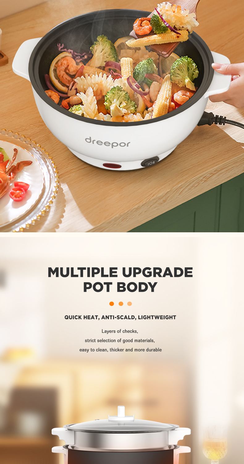 Electric Cooker Rice Cooker Small Stainless Steel Multifunctional ...