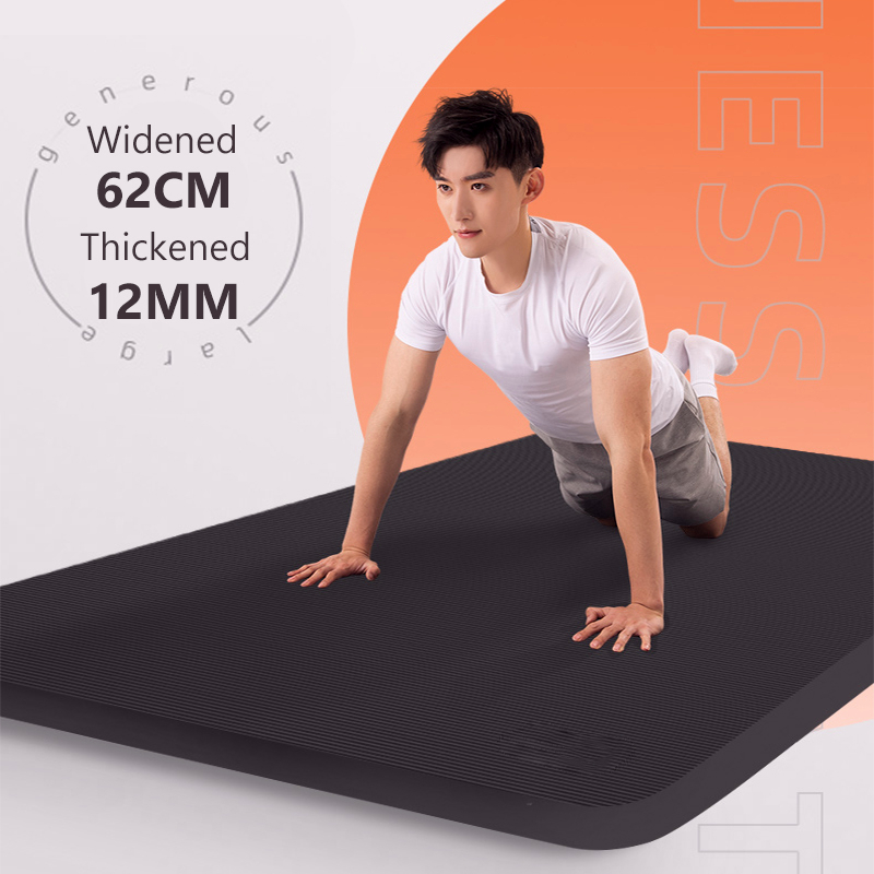 Olyhealth 12MM Extra Thick Yoga Mat For Men Exercise Mat Workout Mat ...