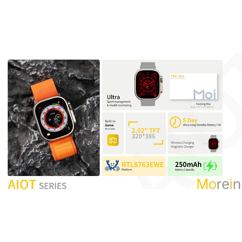 Infinix - Moi ULTRA Sports Watch | 2.02” 320*386 TFT Display ...