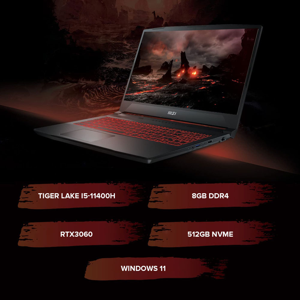 EasyPC| MSI Katana GF66 11UE-888PH| i5-11400H+HM570| 512GB NVMe PCIe ...
