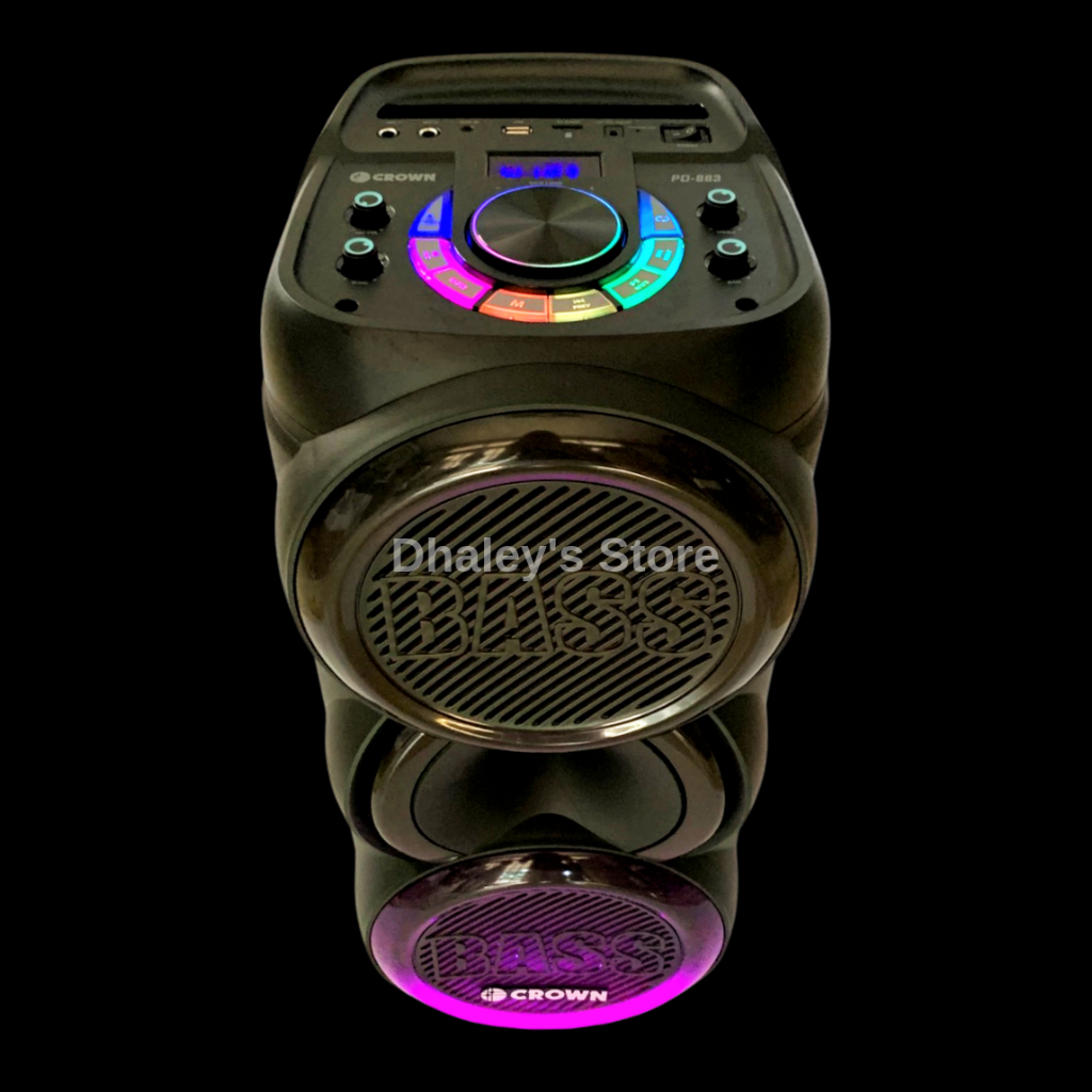 Crown PD-883 Portable Dancing Light Baffle with Wireless Microphone ...