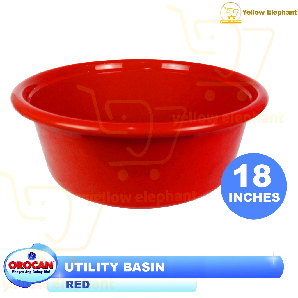 Orocan Utility Basin 14 LITERS PLANGGANA 18 inches (Blue,Green,Red ...