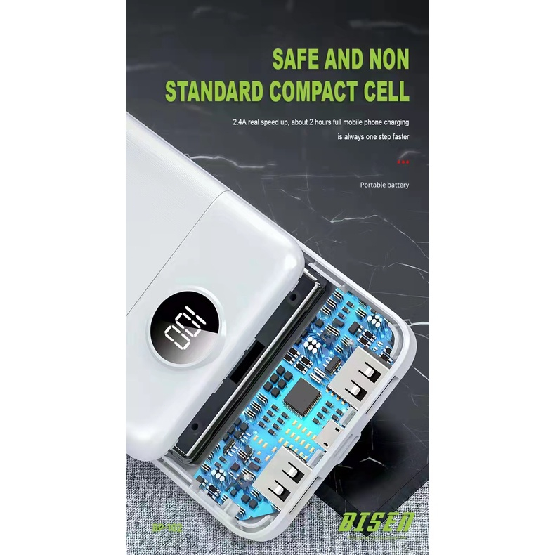 BISEN 10000Mah Powerbank 20000Mah Power Bank display power original ...