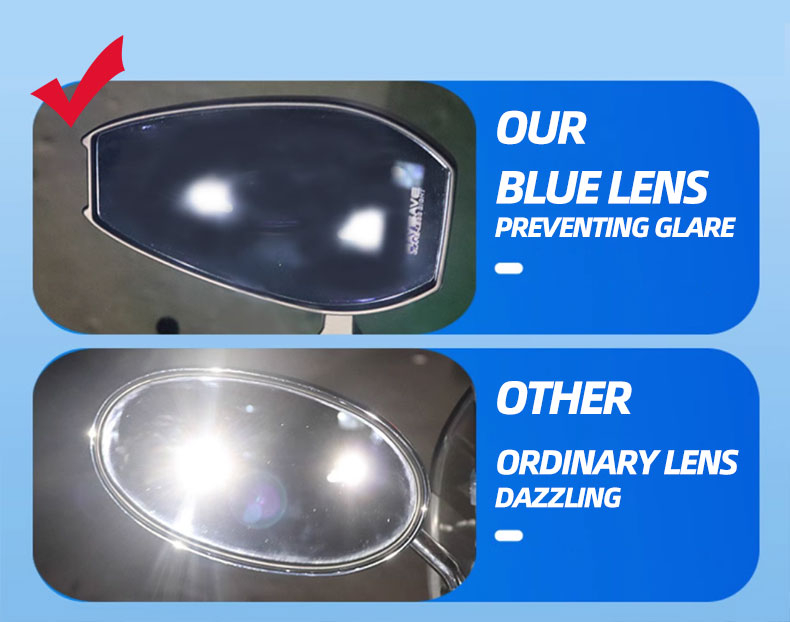 HOTSPEED Street King Side Mirror Heavy Duty Anti-Glare Lens 360 Degree ...