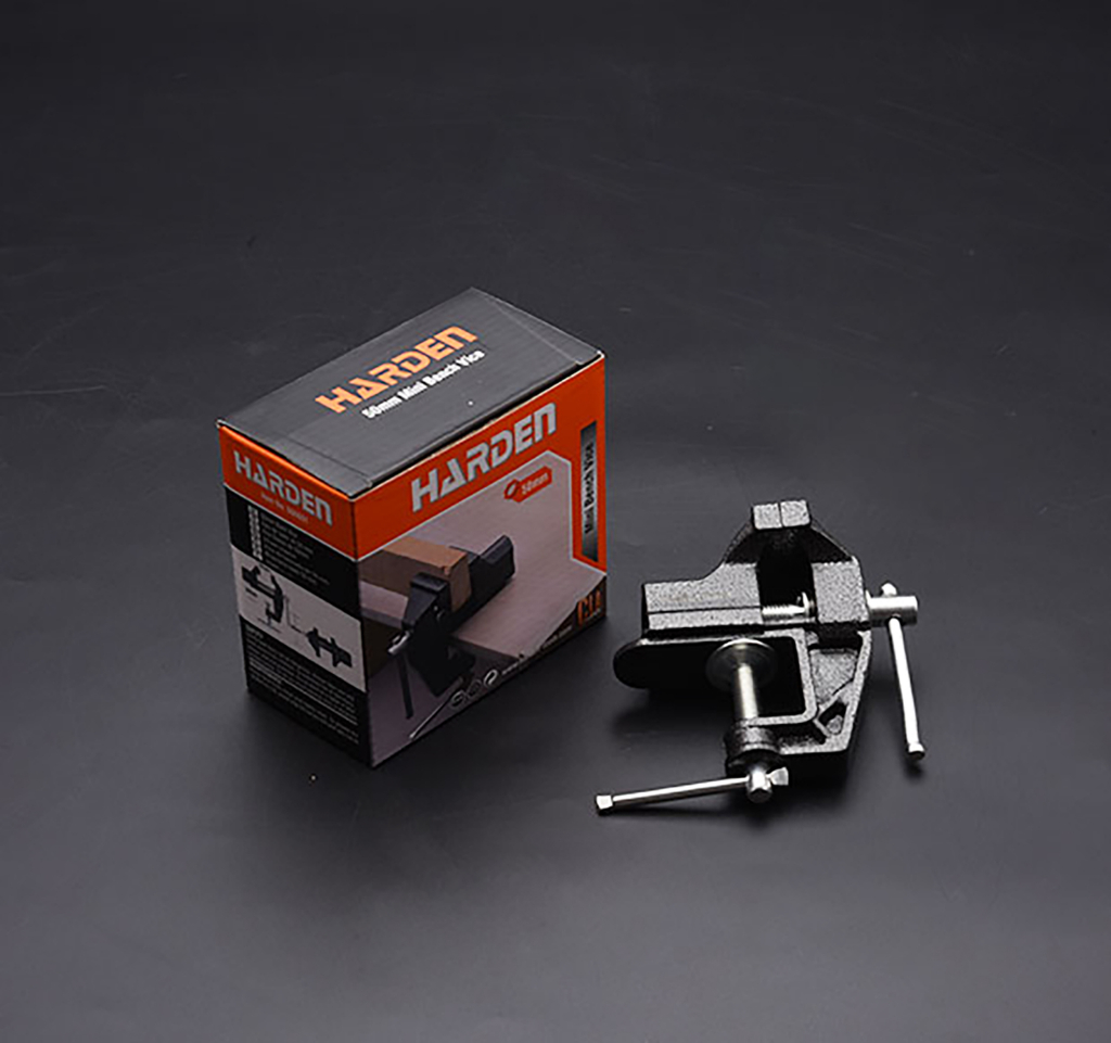 Harden 600601 50mm Mini Bench Vice Mini Bench Vice Heavy Duty Cast Iron ...
