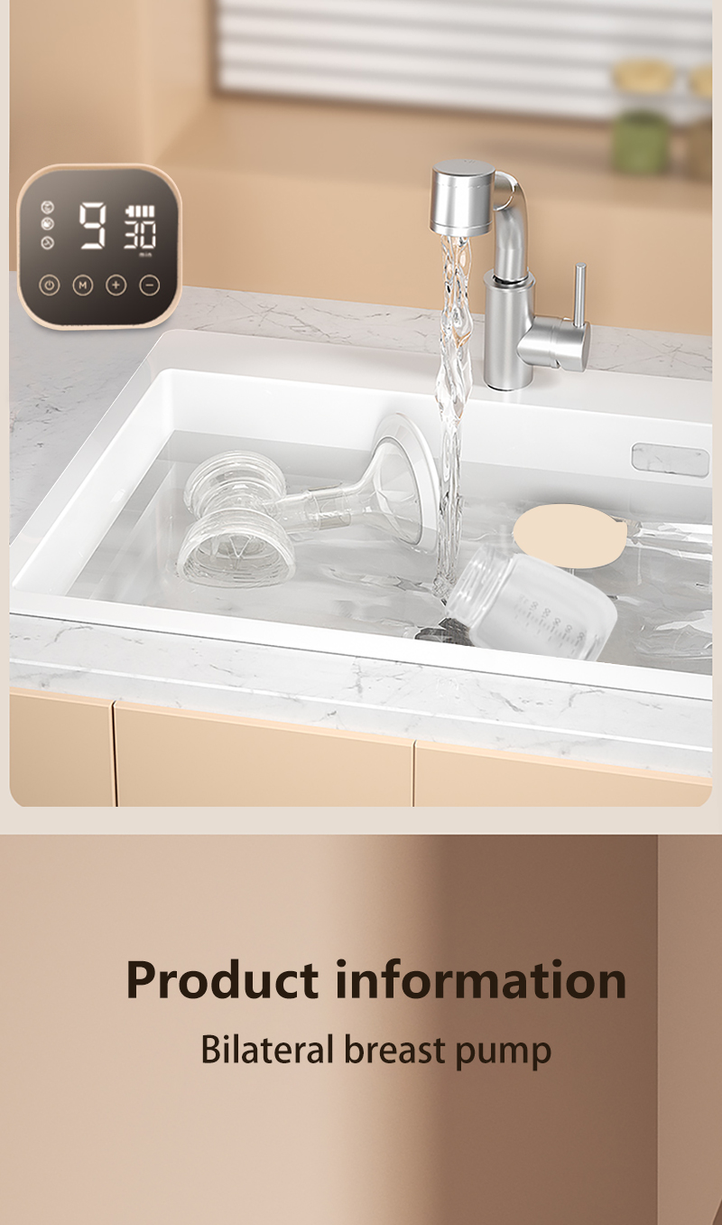 COCOBB Portable Double Electric Pump Painless Massage Rechargeable ...