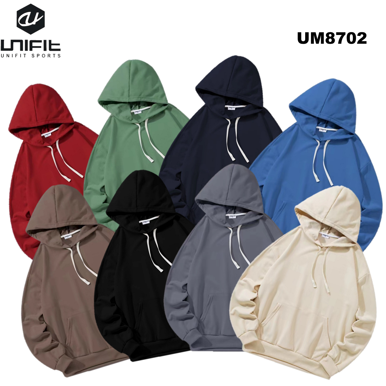 UNIFIT Men's Hoodie Jacket Plain Fashion Sweat Shirts Long Sleeve UM8702 | Shopee Philippines