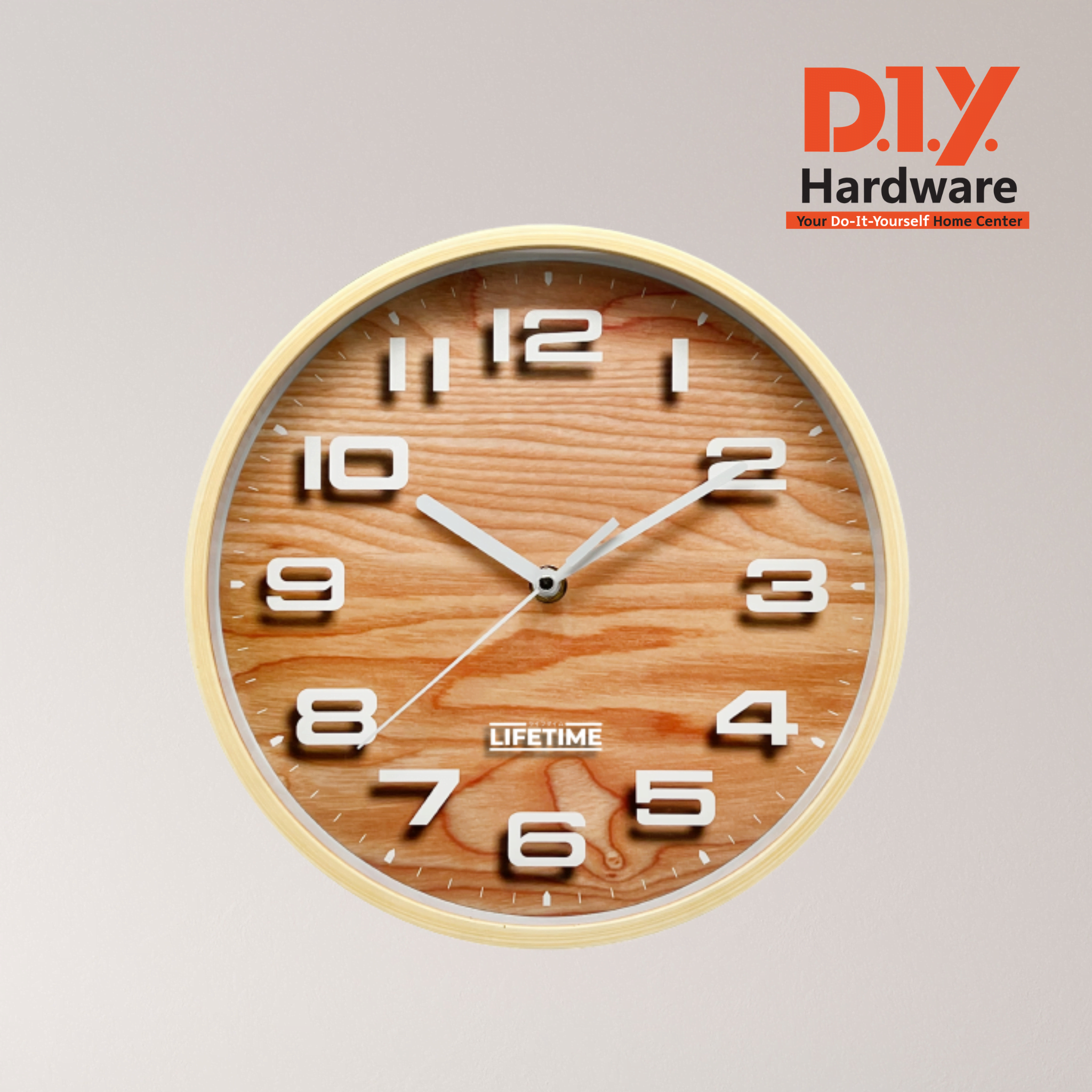 Lifetime Round Modern Wall Clock 10" 6547 | Shopee Philippines