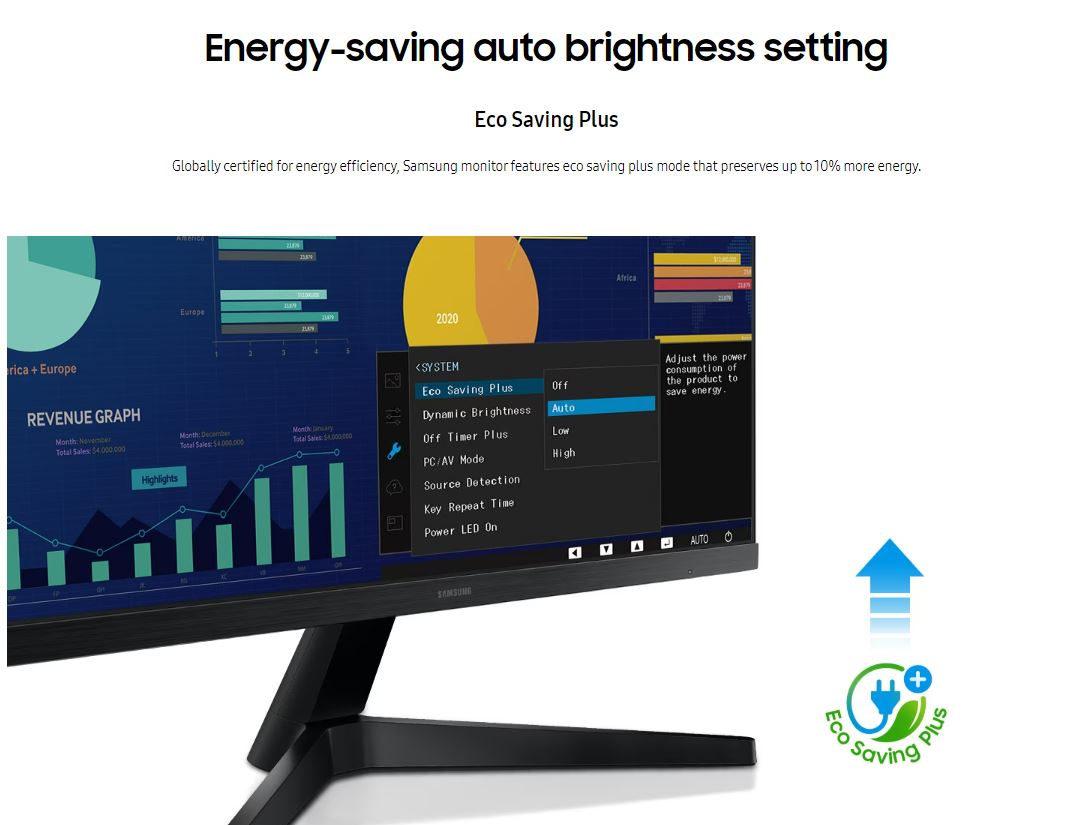 Samsung S3 LS24C310EAEXXP 24" FHD IPS 75HZ Essential Monitor | Shopee ...