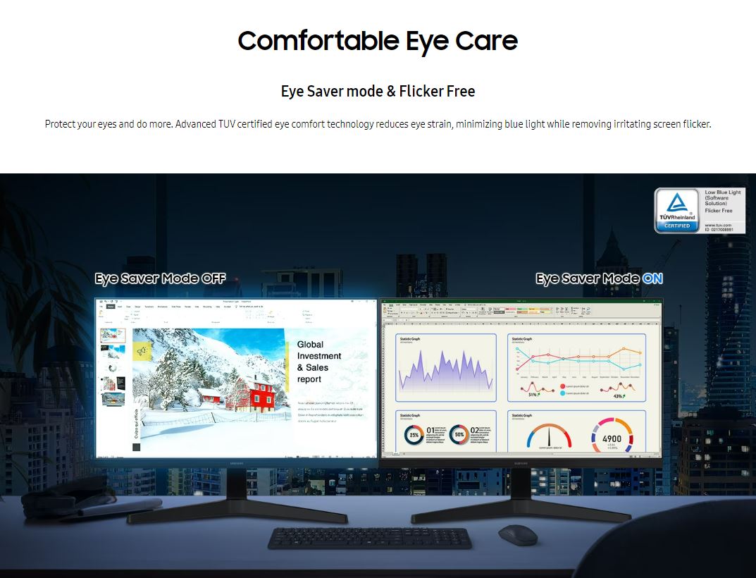Samsung S3 LS24C310EAEXXP 24" FHD IPS 75HZ Essential Monitor | Shopee ...