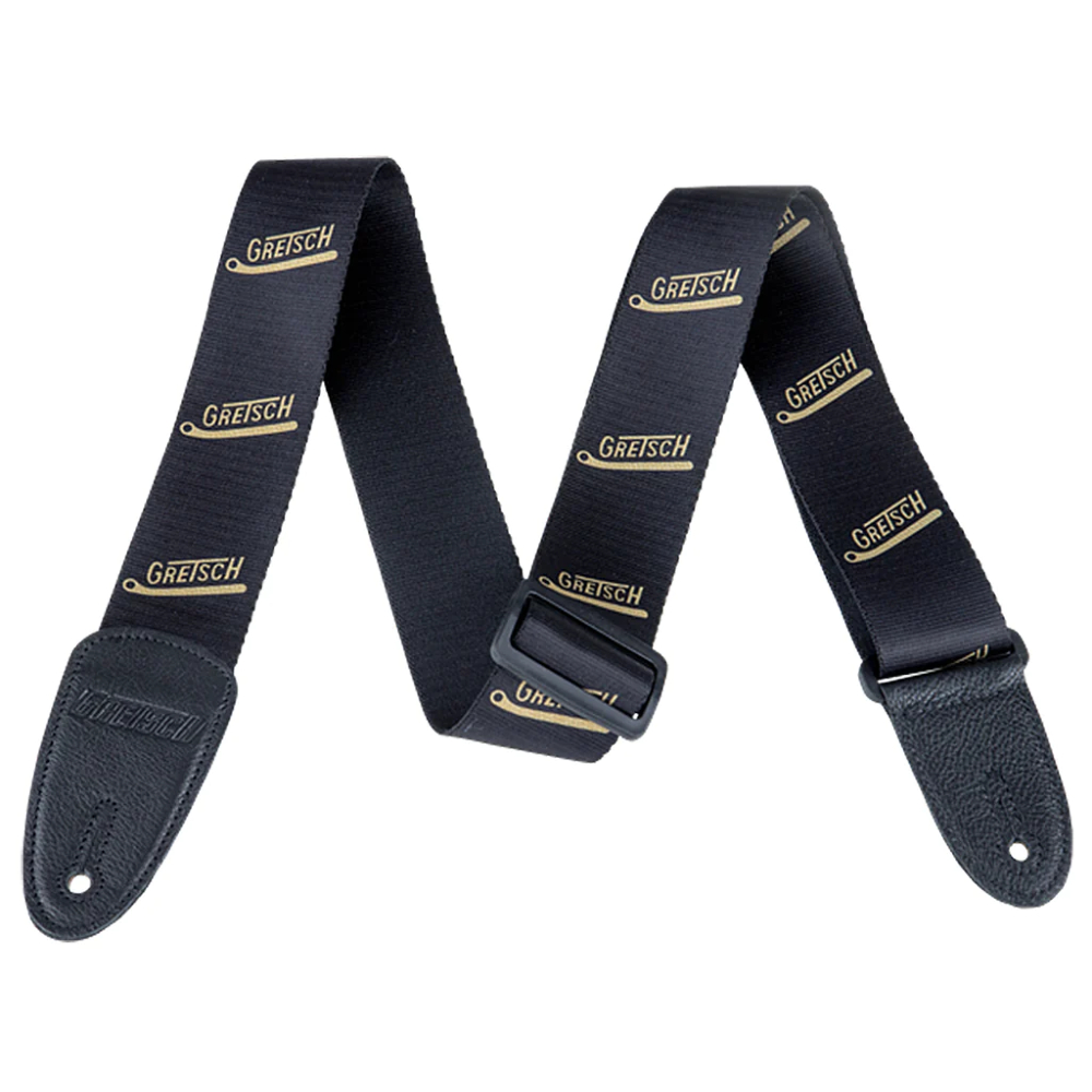 Gretsch – Vibrato arm Pattern strap, Black and Gold, 9222842002 ...