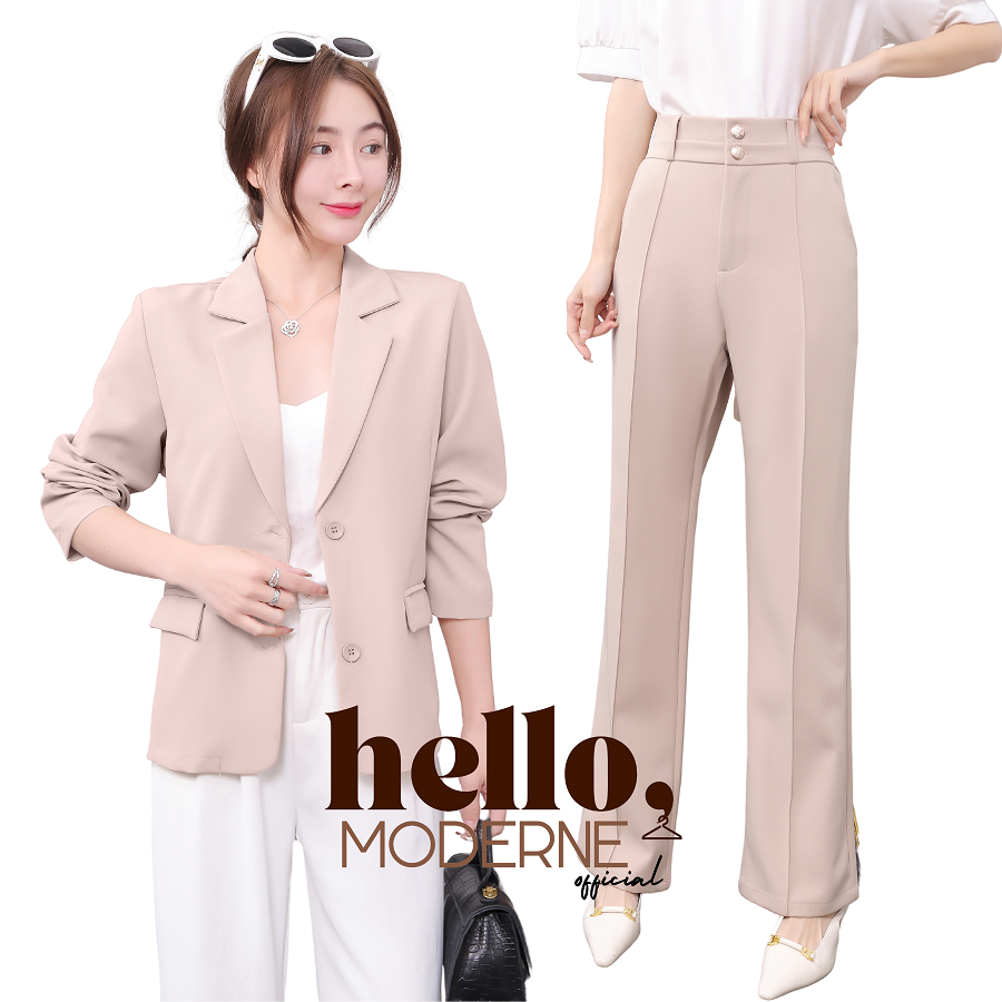 Hello Moderne Terno Long Sleeves Blazer 25-29 Trouser Set Women Terno ...